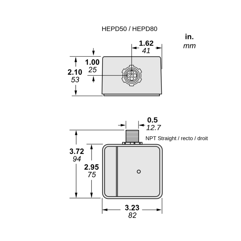 Surge protection device, HEPD, 80kA, 120/240V, 1 phase, 3 wire, SPD ...